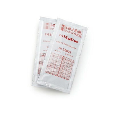 1413 µS/cm Conductivity Solution, 25 x 20 mL sachets – Aquaculture ID